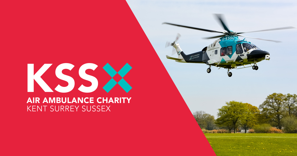Kent Air Ambulance Logo Air Ambulance Charity Kent Surrey Sussex